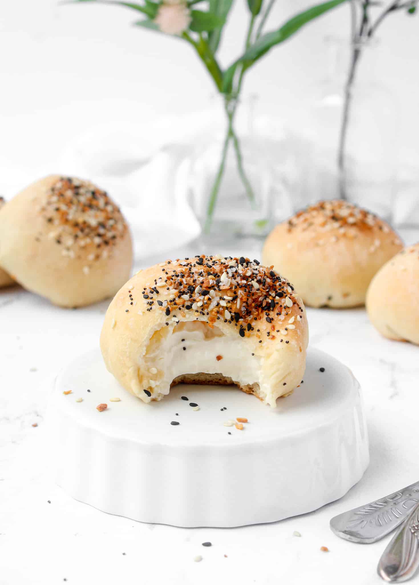 Everything Bagel Buns - My Messy Kitchen